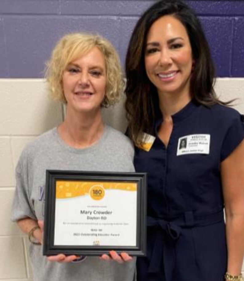 Crowder honored with education award | Liberty Vindicator