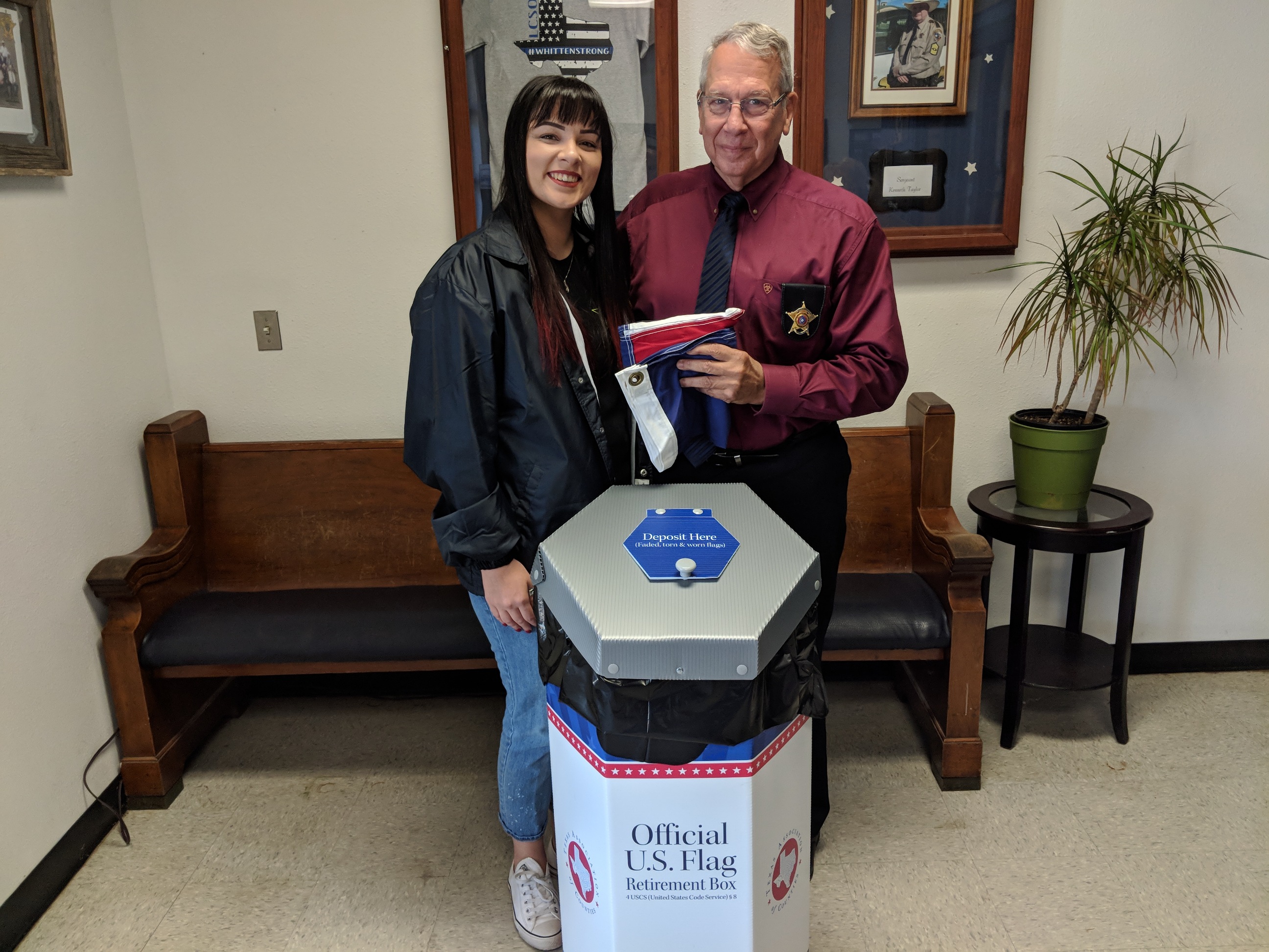 New U.S. Flag Retirement Center at LCSO | Liberty Vindicator