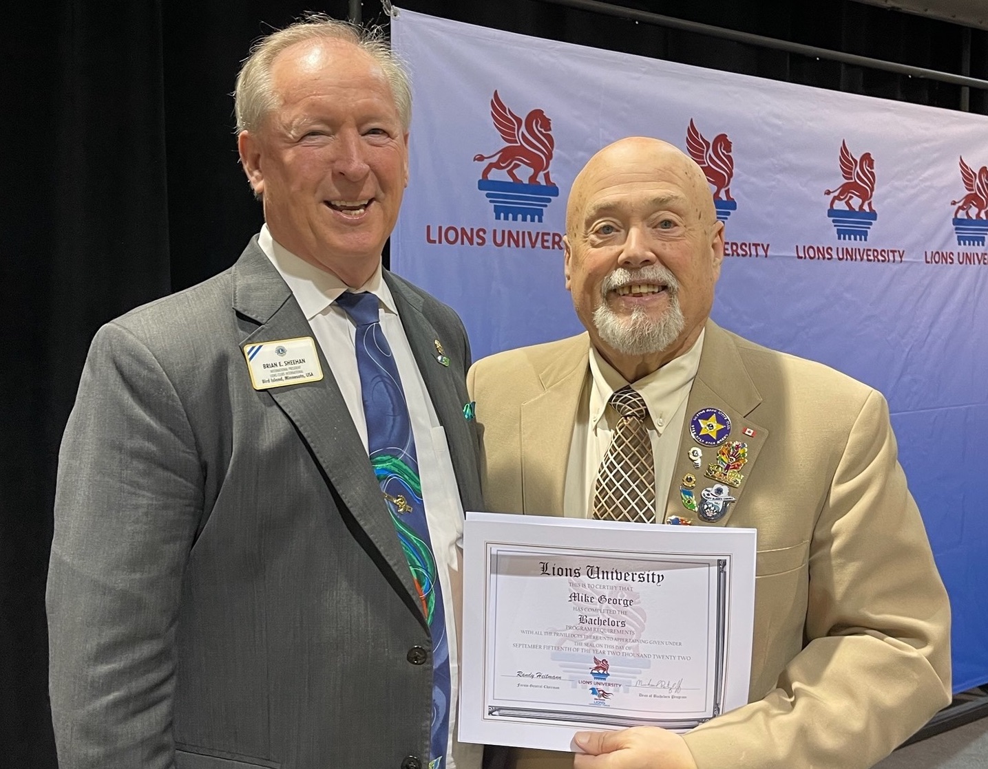 George attends Lions Leadership Forum in Calgary | Liberty Vindicator