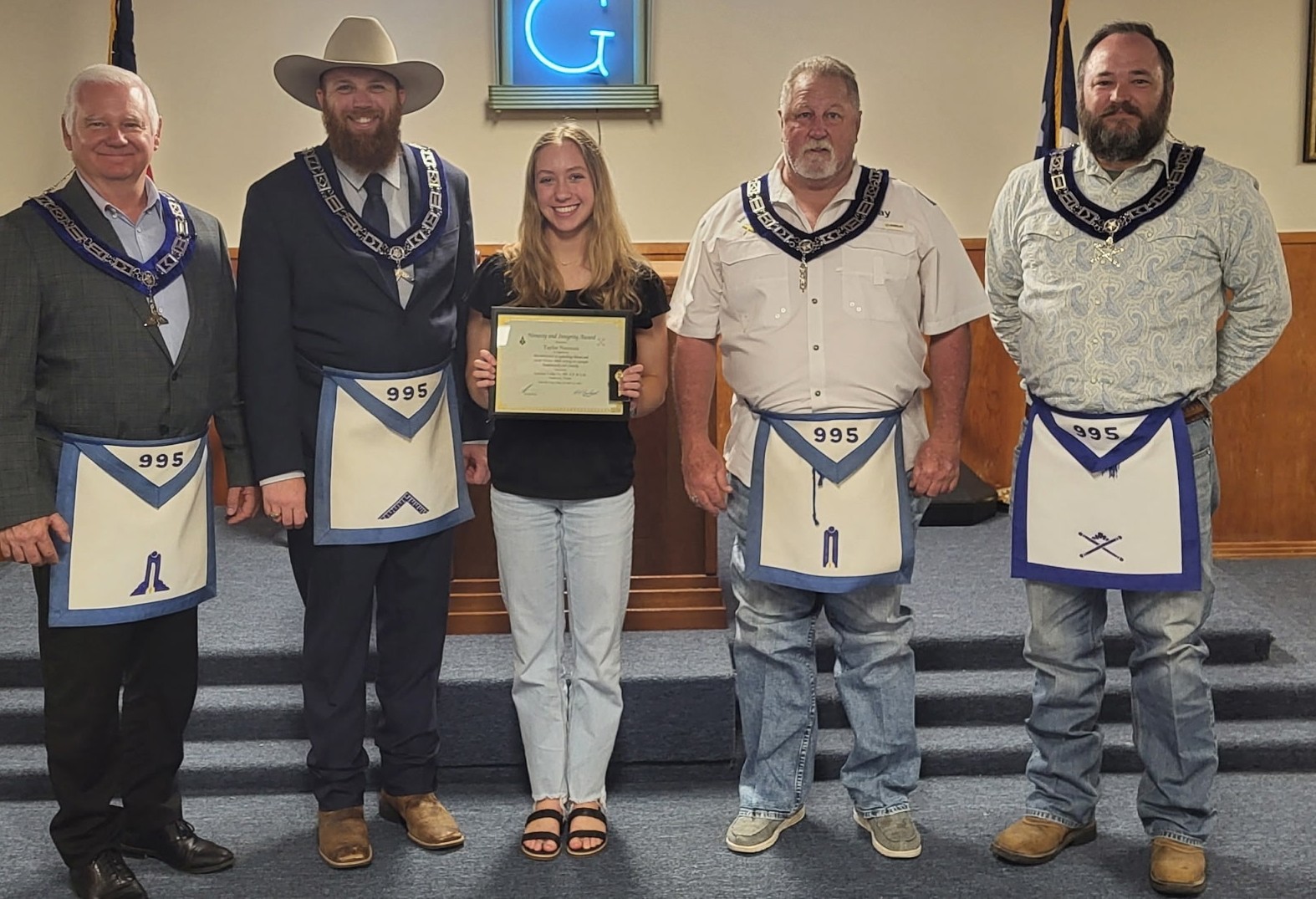 Masonic Lodge honors locals | Liberty Vindicator