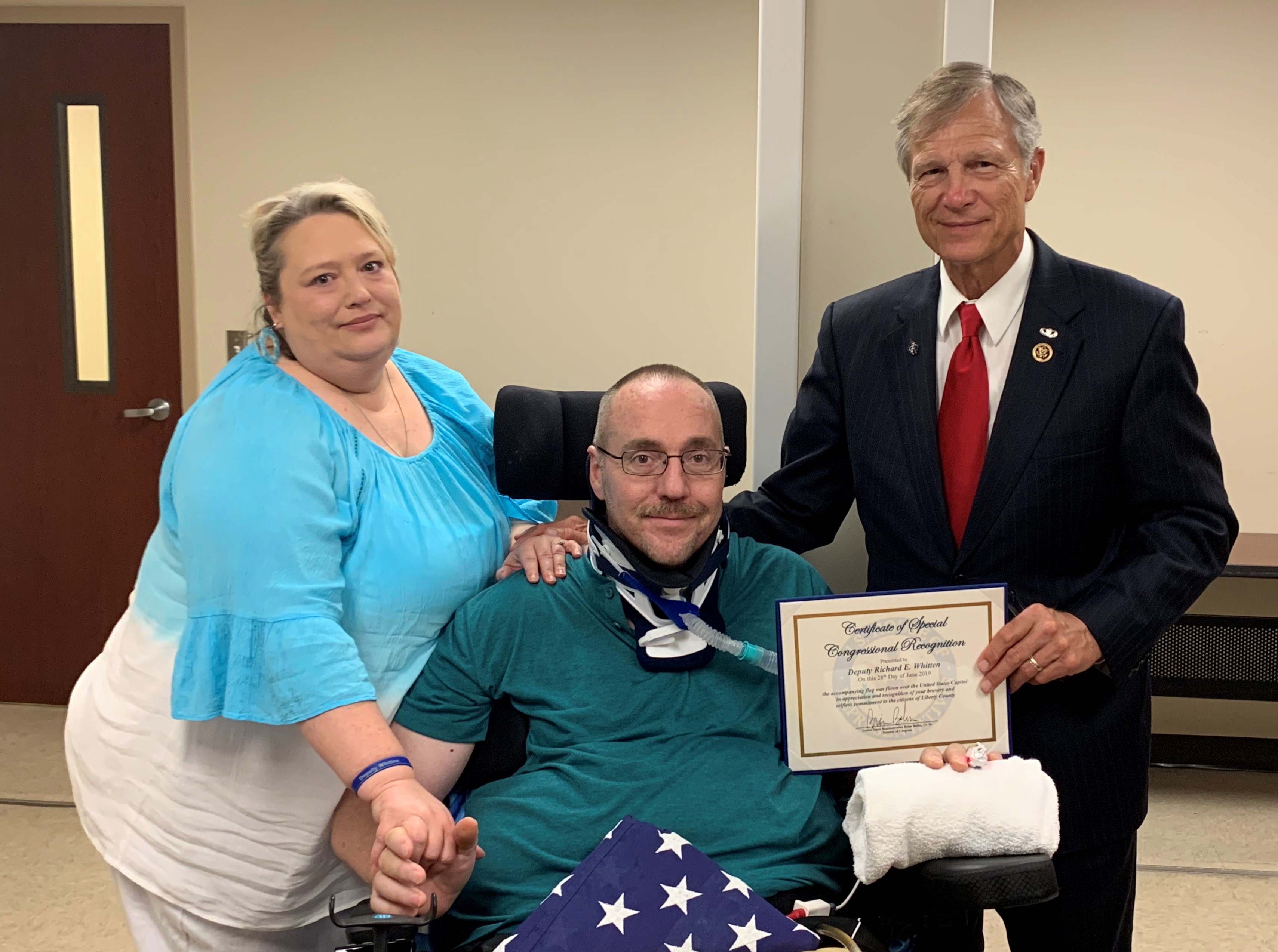 LCSO Deputy Whitten honored by Congressman Babin | Liberty Vindicator